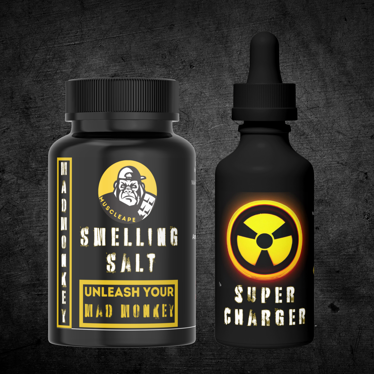 Muscleape Ammonia Stimulant With Activator Fuel. Ammonia Smelling Salt