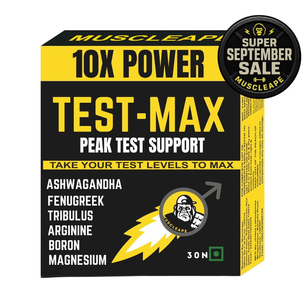 Muscleape TestMax Natural Men's Stamina Booster. Tribulus, Arginine, A