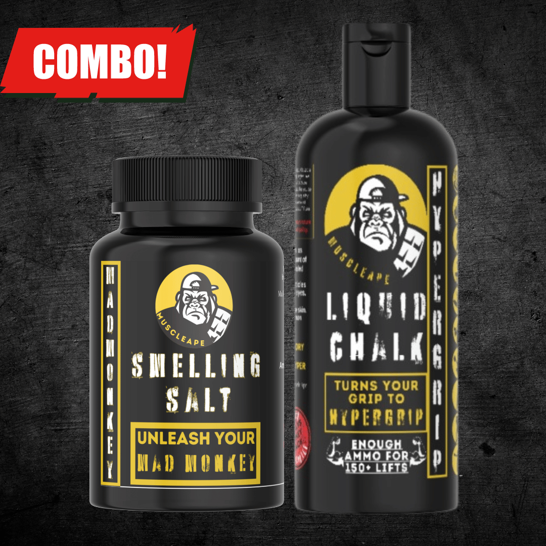 Muscle Ape Grip Kit - Wrist Wraps & Liquid Chalk for Peak Performance ...