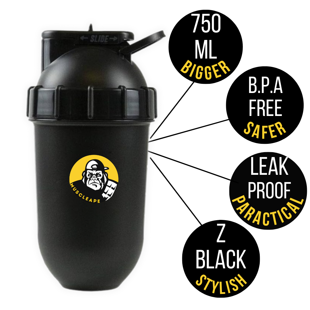 Muscleape Bullet shaker for protein shake protein shaker bottle gym sh