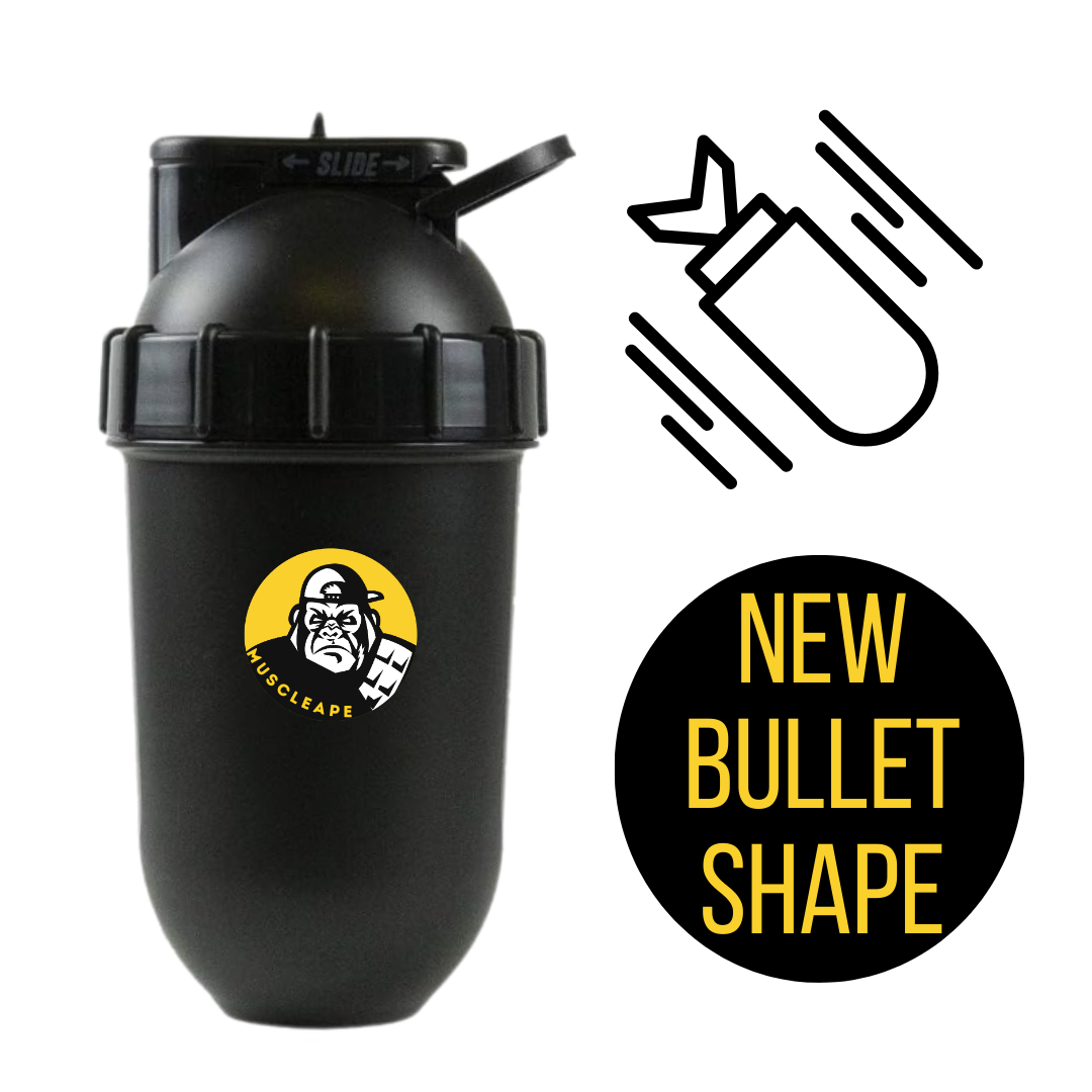 Muscleape Bullet shaker for protein shake protein shaker bottle gym sh